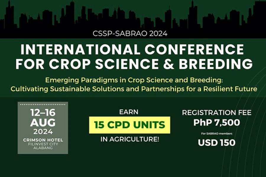 SABRAO and CSSP to host an international conference on crop science and ...